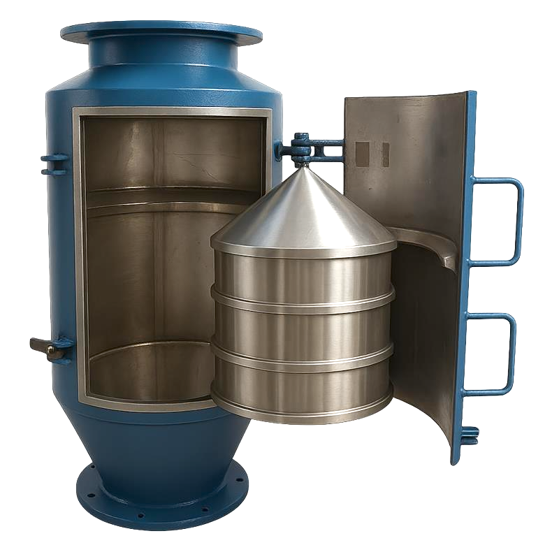 Inline Magnets for Metal Removal in Pneumatic & Gravity Lines