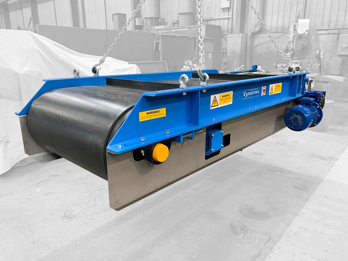 ElectroMax Overband Magnets for Tramp Metal Removal
