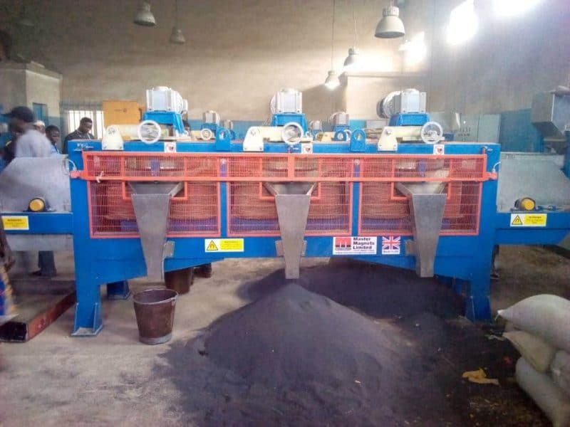 Magnetic Disc Separator for Processing Coltan