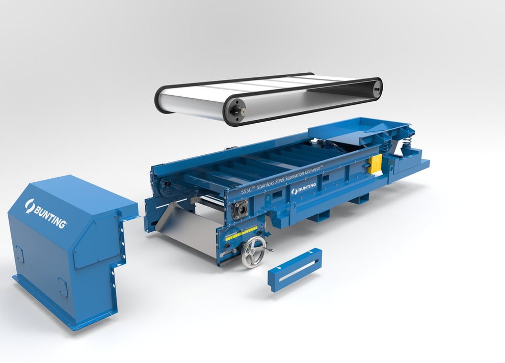 SSSC Stainless Steel Separation Conveyor | Bunting