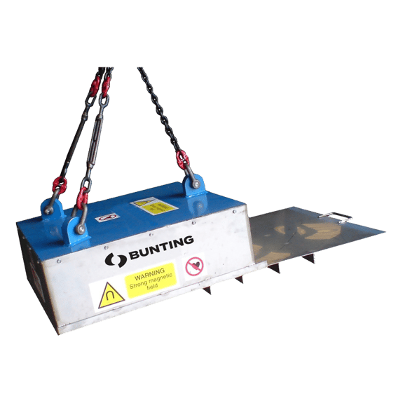 Suspended Permanent Magnets | Overhead Magnetic Separators by Bunting
